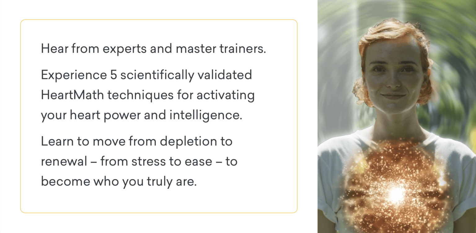 FREE HEARTMATH EXPERIENCE ONLINE COURSE - HeartMath
