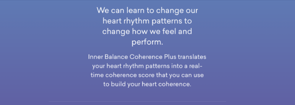 Inner Balance Coherence Plus - Bluetooth and USB-C Sensor - HeartMath