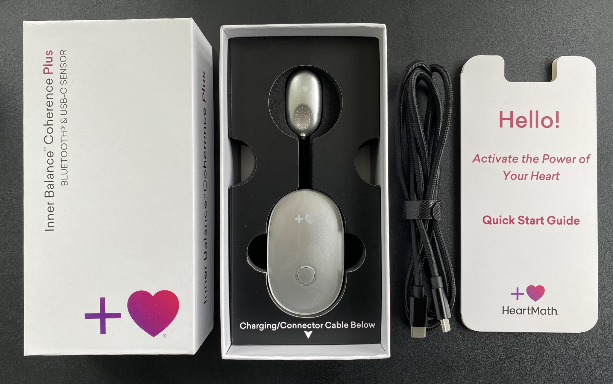 Inner Balance Coherence Plus - Bluetooth and USB-C Sensor - HeartMath